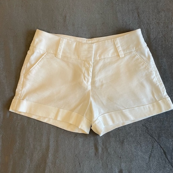 Express | Shorts | Express White Linen Shorts | Poshmark